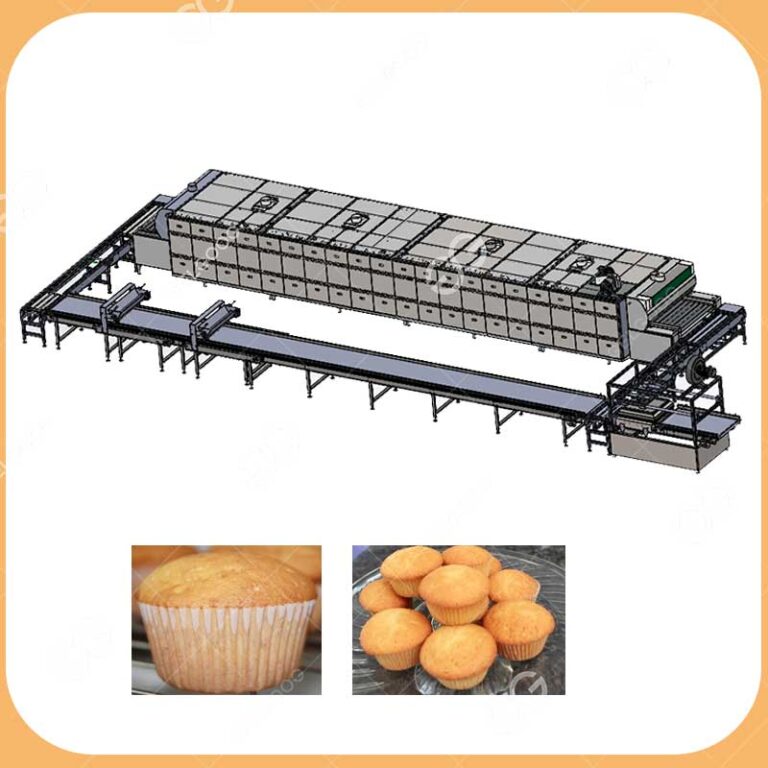 Fully Automatic Cupcake Production Line Adjustable Size