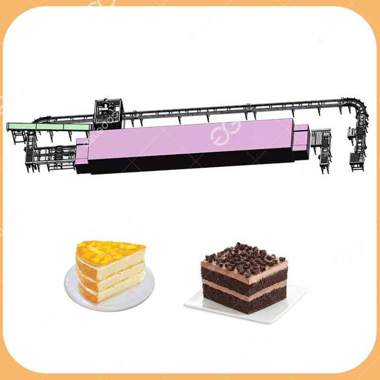 Complete Sliced Cake Production Line Gas/Electrical